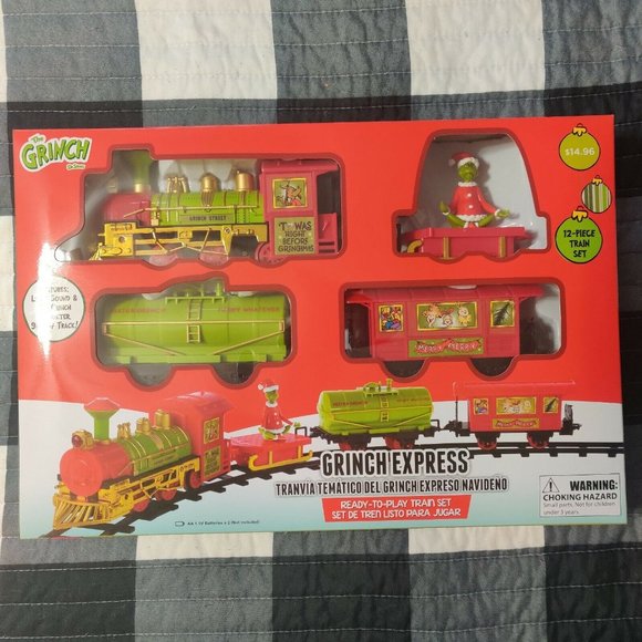 Dr. Seuss | Toys | Dr Seuss The Grinch Holiday Express Train Set ...